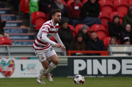 Hartlepool Uniteds Oliver Finney Action Doncaster Editorial Stock Photo ...