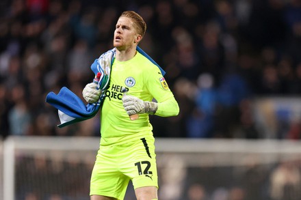 Wigan Athletic Goalkeeper Ben Amos Editorial Stock Photo - Stock Image ...