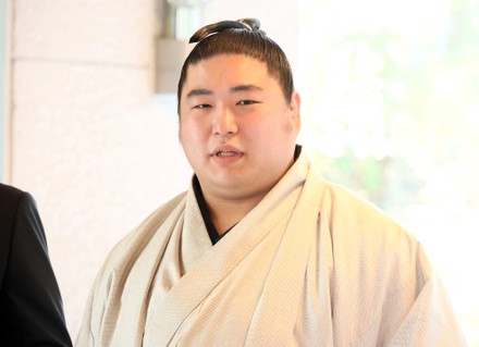 Sumo Wrestlers Wakamotoharu R Younger Brother Editorial Stock Photo ...