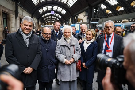 Milan Italy News Presentation Information Totem Editorial Stock Photo - Stock Image | Shutterstock