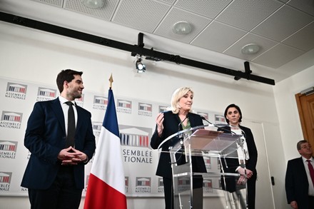 French Farright Rassemblement National Rn Parliamentary Editorial Stock ...