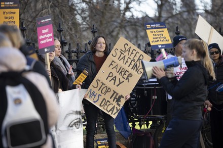 Protesters Hold Placards Expressing Their Opinion Editorial Stock Photo ...