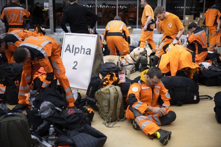 Swiss Experts Rescuers Service Dogs Prepare Editorial Stock Photo ...