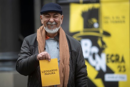 Cuban Writer Leonardo Padura Poses Photographers Editorial Stock Photo ...