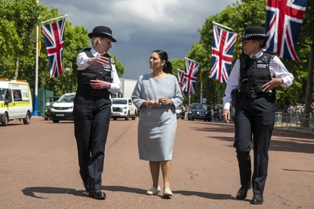 Priti Patel Meets Met Police Deputy Editorial Stock Photo - Stock Image ...
