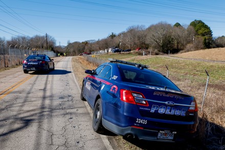 Atlanta Police Department Officers Guard Area Editorial Stock Photo ...
