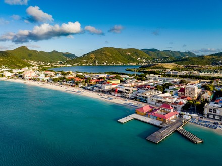 Phillipsburg Overview Capital Sint Maarten Today Editorial Stock Photo ...