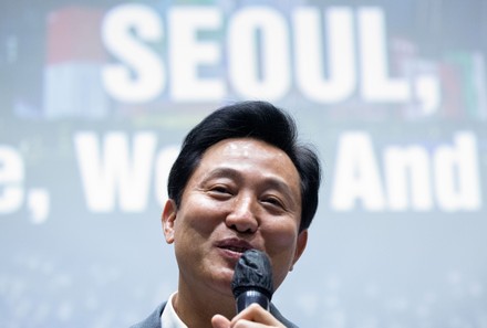 Mayor Seoul Metropolitan Government Oh Sehoon Editorial Stock Photo ...
