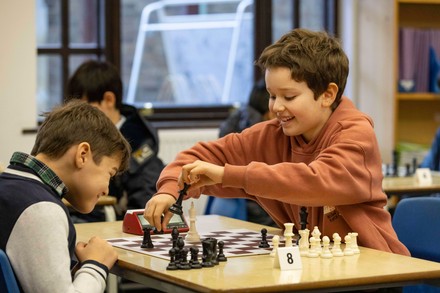 Schoolchildren Greater London Competing On Sunday Editorial Stock Photo ...