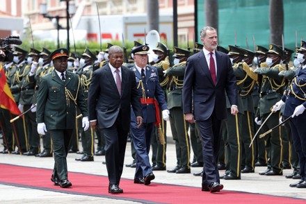 Angolan President Joao Lourenco 2l Welcomes Editorial Stock Photo ...