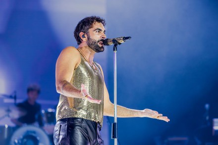 Marco Mengoni Live Concert Mediolanum Forum Editorial Stock Photo ...