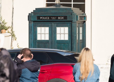 Bristol Uk Tardis Seen On Set Editorial Stock Photo - Stock Image ...