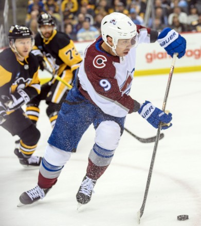Colorado Avalanche Center Evan Rodrigues 9 Editorial Stock Photo ...