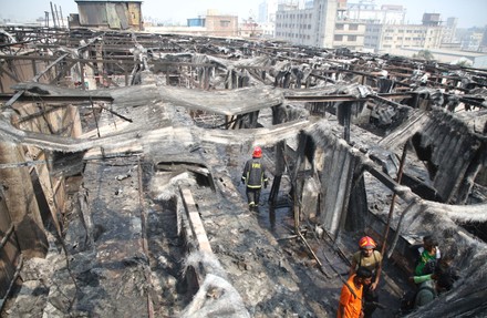 Eight Units Fire Service Brought Fire Editorial Stock Photo - Stock ...