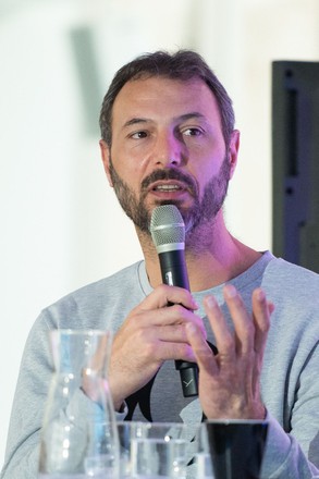 Jerome Fernandez Presenting Pictograms Paris 2024 Redaktionelles ...