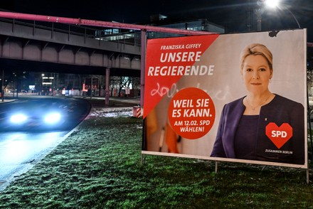 Election Campaign Poster Advertising Candidacies Social Editorial Stock ...