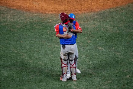 Pitcher Ricardo Gomez Back Catcher Brian Editorial Stock Photo - Stock ...
