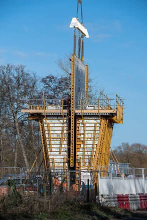 Hs2 High Speed Rail 2 Construction Editorial Stock Photo - Stock Image ...
