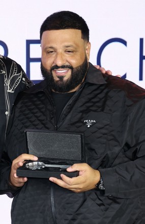 Young Guru Pictured Dj Khaled Honored Editorial Stock Photo - Stock ...
