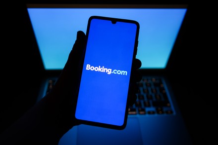 Booking Name Displayed On Mobile Phone Editorial Stock Photo - Stock ...