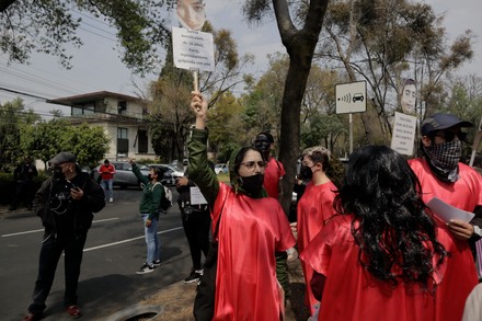 Members Iranian Community Mexico Demonstrate Outside Editorial Stock ...
