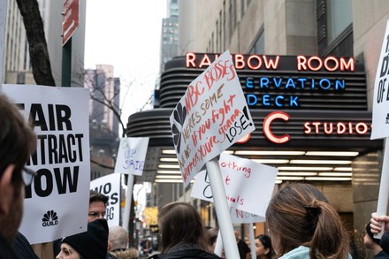 Nbc National Broadcasting Company Corporation Workers Editorial Stock ...