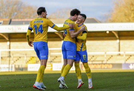 Tope Fadahunsi Torquay United Battles Ball Editorial Stock Photo ...