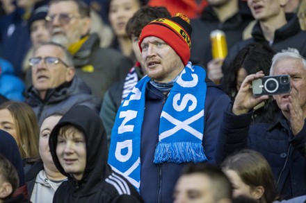 Scotland Fan Crowd Murrayfield Stadium Edinburgh Editorial Stock Photo ...