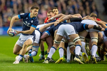 Ben White Scotland Clears Ball Murrayfield Editorial Stock Photo ...