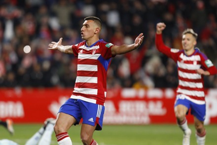 Myrto Uzuni Granada Cf Scores First Editorial Stock Photo - Stock Image ...
