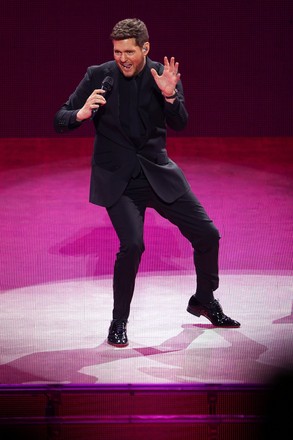 Michael Buble Performs During Concert Held Editorial Stock Photo ...