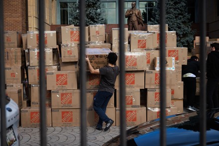 Earthquake Donation Efforts At Turkish Embassy In DC, Washington, d.c ...