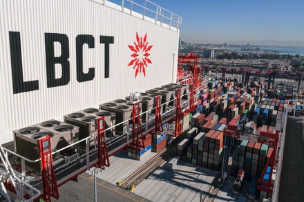 Stacked Shipping Containers Wait Move By Editorial Stock Photo - Stock ...