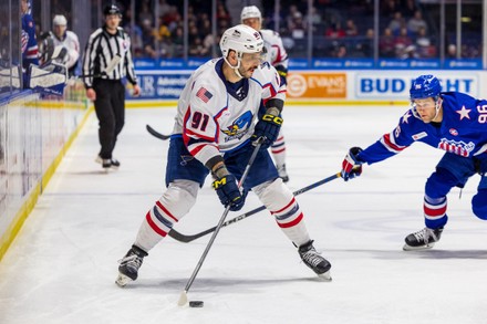 Springfield Thunderbirds Forwards Matthew Peca 63 Editorial Stock Photo ...