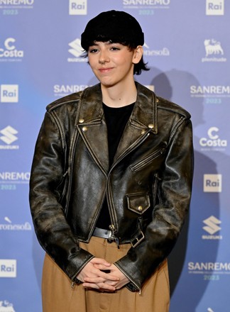 Italian Singer Ariete Poses During Photocall Editorial Stock Photo ...