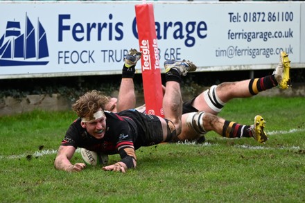 Try Celebrations Jarrard Hayler Cornish Pirates Editorial Stock Photo ...