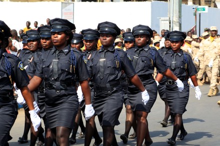 Officers Liberia National Police Lnp Parade Editorial Stock Photo ...