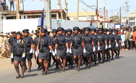 Officers Liberia National Police Lnp Parade Editorial Stock Photo ...