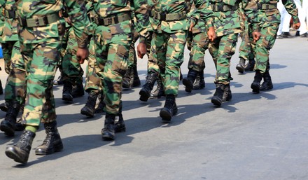 Soldiers Armed Forces Liberia Afl Parade Editorial Stock Photo - Stock ...