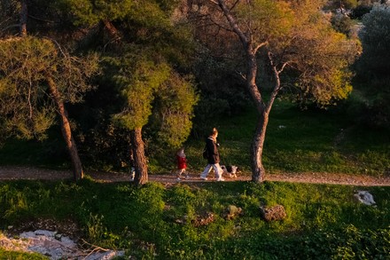 People Enjoy Their Time During Sunset Editorial Stock Photo - Stock ...