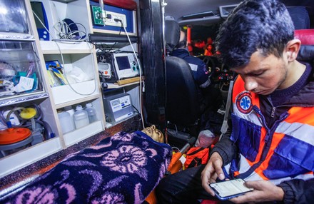 Editors Note Image Depicts Death Ambulance Editorial Stock Photo ...