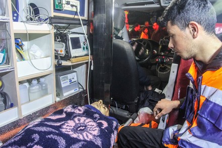 Editors Note Image Depicts Death Ambulance Editorial Stock Photo ...