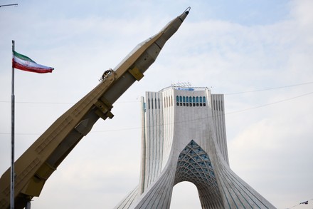 Irans Domestically Built Missiles Sejjil Displayed Editorial Stock ...