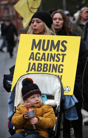 Mother Pushes Child Pushchair On March Editorial Stock Photo - Stock ...