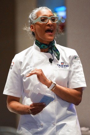 Chef Carla Hall Talks Taste Nfl Editorial Stock Photo - Stock Image ...
