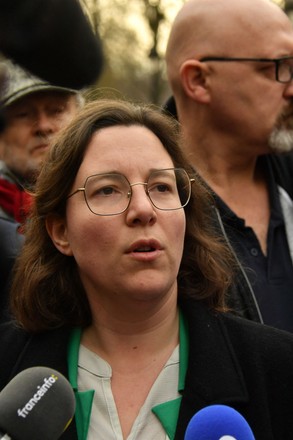 Cyrielle Chatelain Presidente Du Groupe Parlementaire Editorial Stock ...