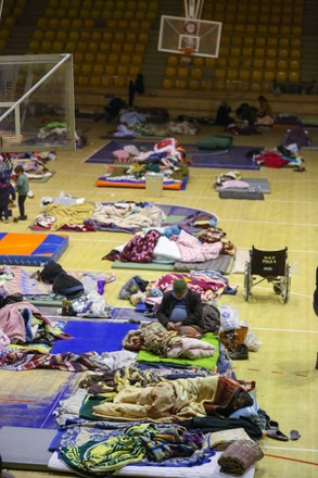 Quakeaffected People Gym Antakya Hatay Province Editorial Stock Photo ...