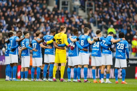 Genks Players Pictured Start Soccer Match Editorial Stock Photo - Stock ...