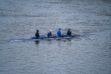 Rowers Practice Different Rowing Clubs On Editorial Stock Photo - Stock ...