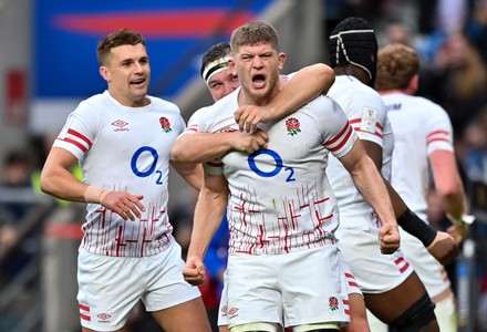 Ellis Genge England Upended Tackle By Editorial Stock Photo - Stock ...
